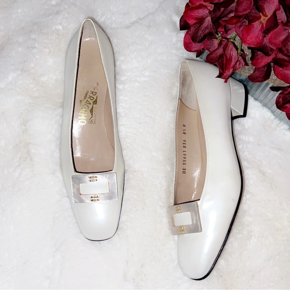 Salvatore Ferragamo | Shoes | Salvatore Ferragamo Pearl Bone Pump ...